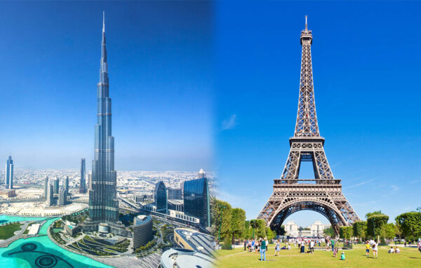 Burj Khalifa vs Eiffel Tower: A Battle of Architectural Giants Unveiled