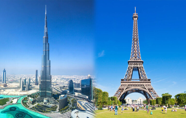 Burj Khalifa vs Eiffel Tower: A Battle of Architectural Giants Unveiled